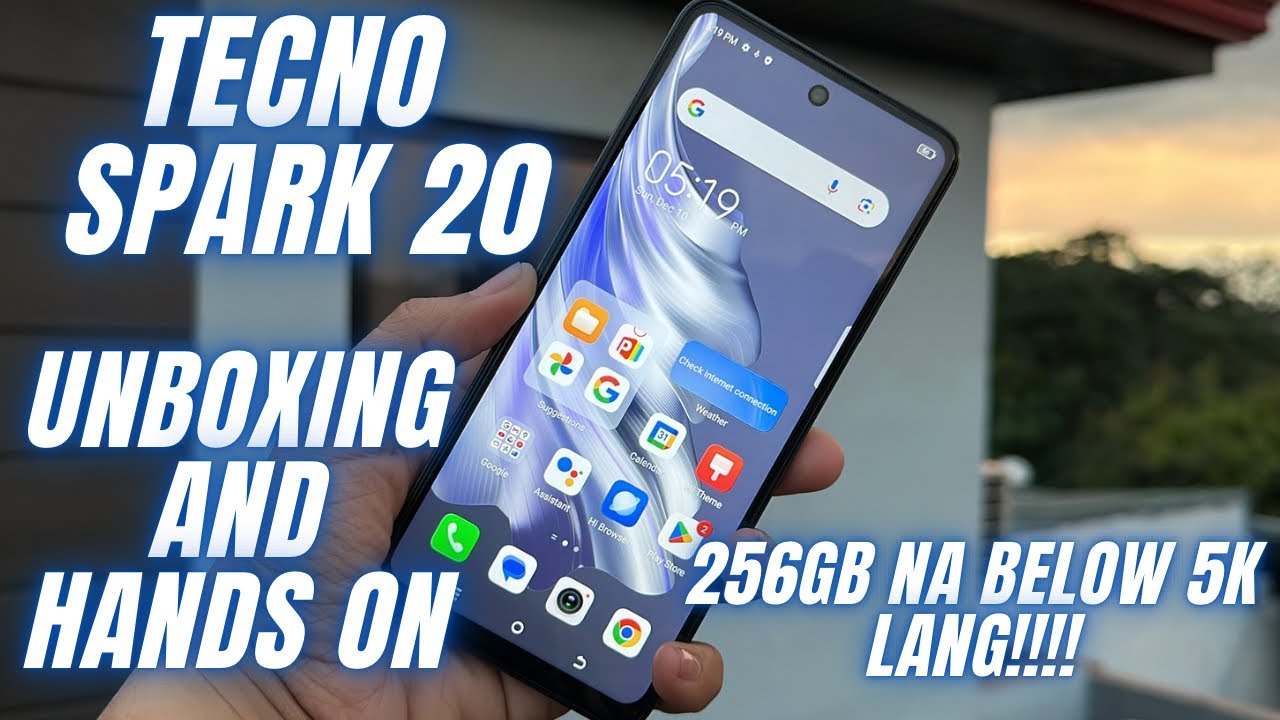 TECNO SPARK 20 Unboxing and Hands-On - KAKAIBA TO! 256GB STORAGE NA SA ...