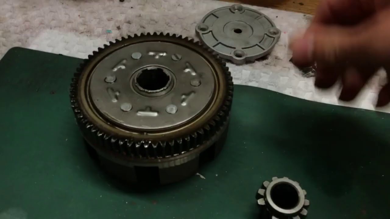 Fixing The Slipping Kick Start Pitbike Supermoto - YouTube