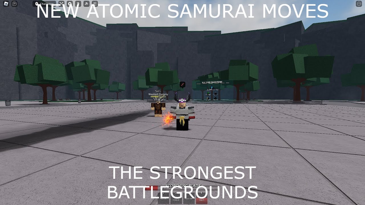 ROBLOX ATOMIC SAMURAI NEW MOVES SHOWCASE!!! - YouTube