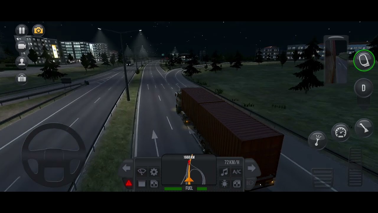 Cargo truck simulator game 3D VIP raute next day complete 3D ...