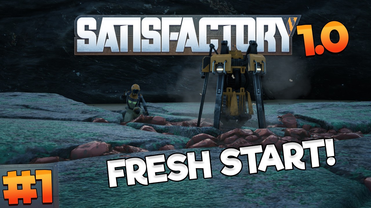 STARTING FRESH IN 1.0! | Satisfactory 1.0 MULTIPLAYER #1 - YouTube