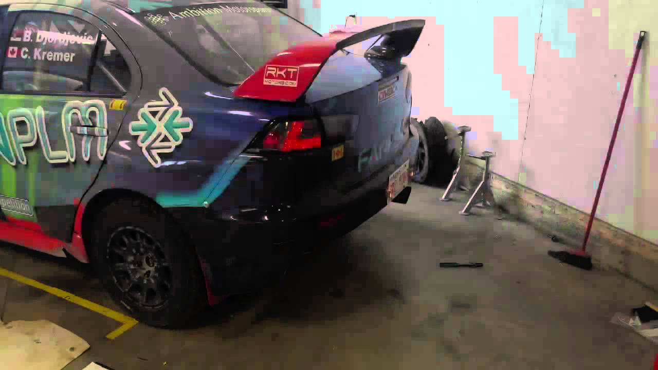 The Moto Lab Evo 10 2015 CRC rally car sound - YouTube