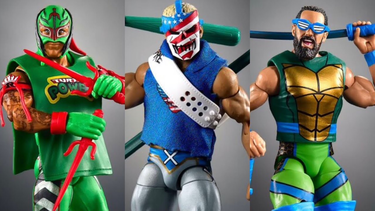 New Mattel WWE x TMNT Target Exclusive Series 2 Official Figure Images ...