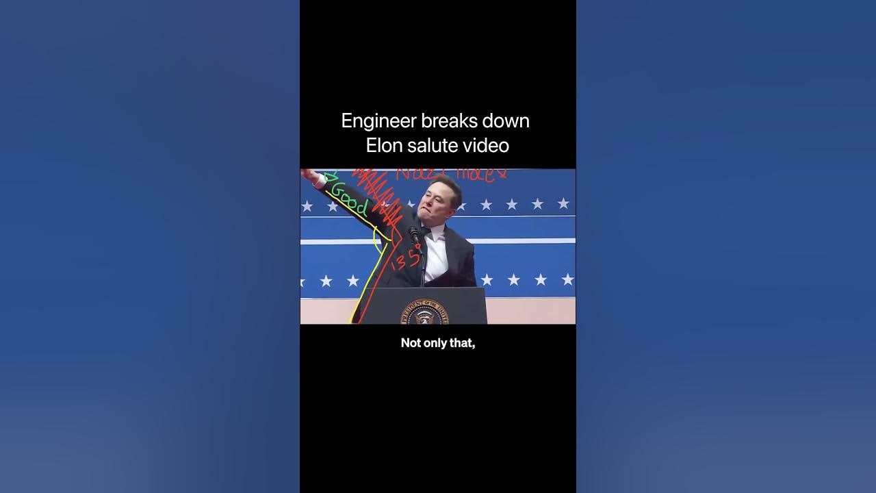 Engineer breaks down Elon salute video - YouTube