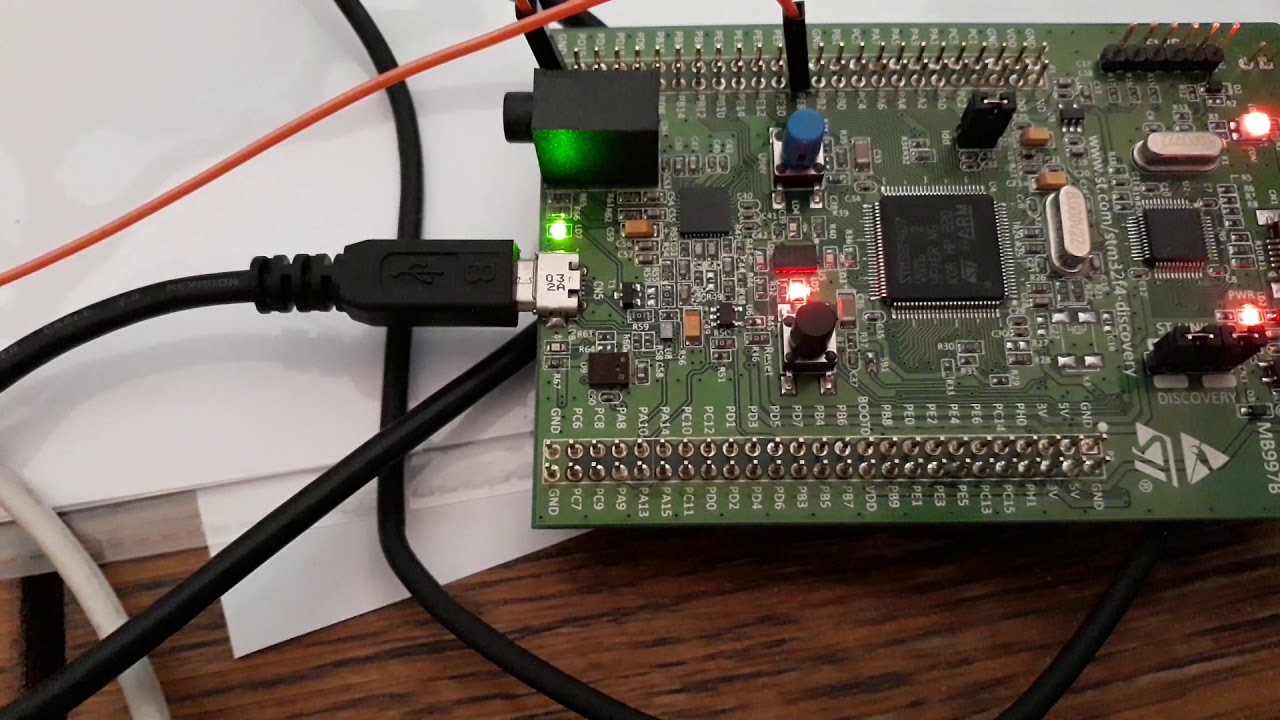 STM32F407 + Zerynth + Python - YouTube