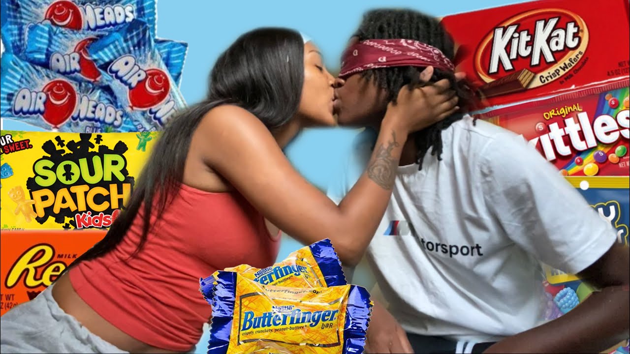 THE CANDY KISSING CHALLENGE!!! *GETS FREAKY* - YouTube