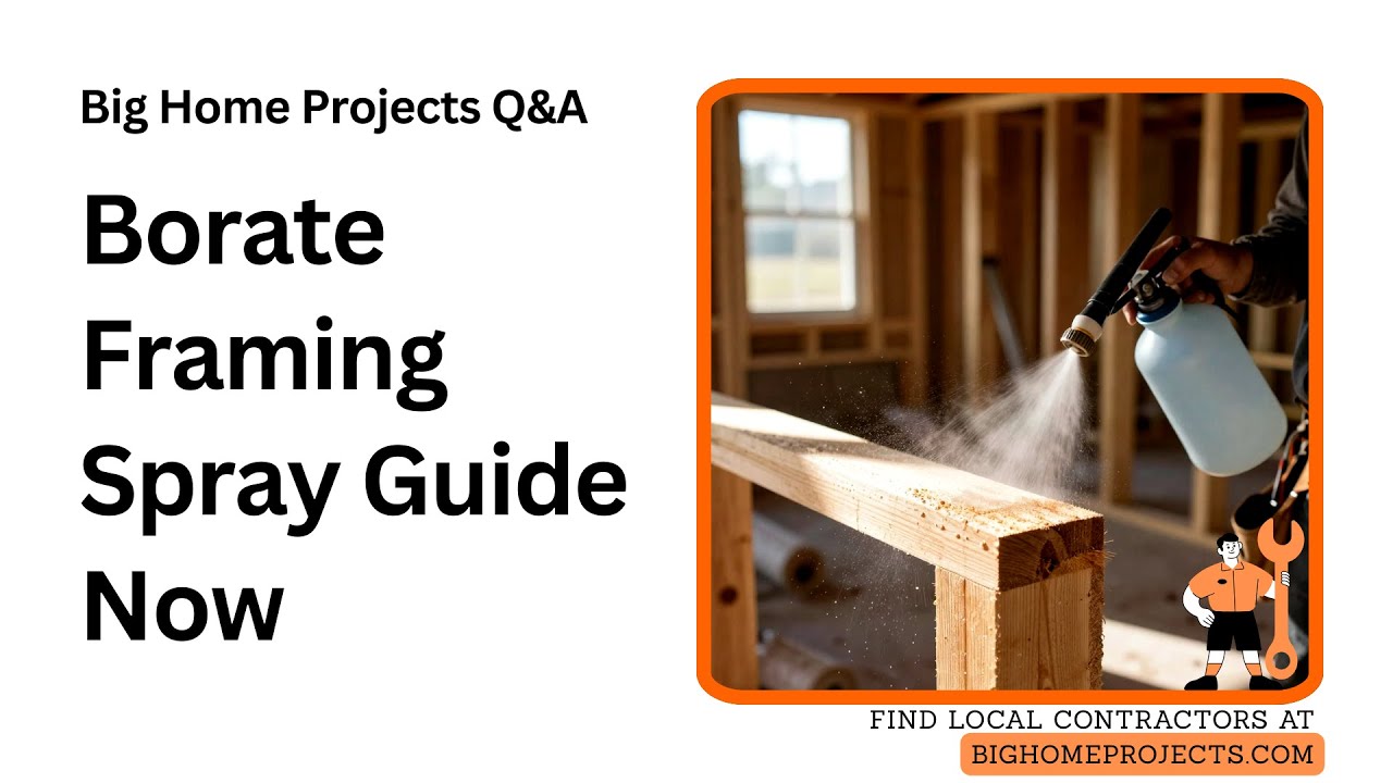 Borate Spray Framing Guide Disodium Octaborate Tetrahydrate - YouTube