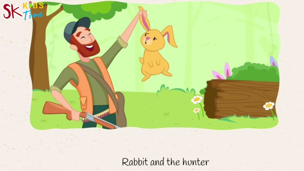 The Hunter and The Rabbit Story in English | Moral Stories for Kids ...