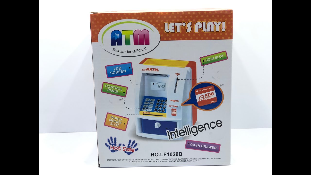 Intelligence Mini ATM Machine | ATM Piggy Bank | Toys for kids ...