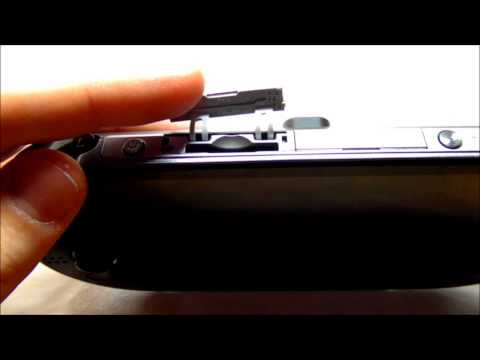 How To Insert A PlayStation Vita Game Card - YouTube