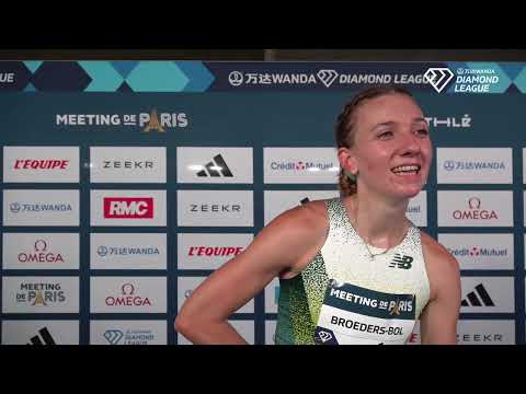 Femke Broeders-Bol Runs 1:55 800m at Paris Diamond League [Interview]