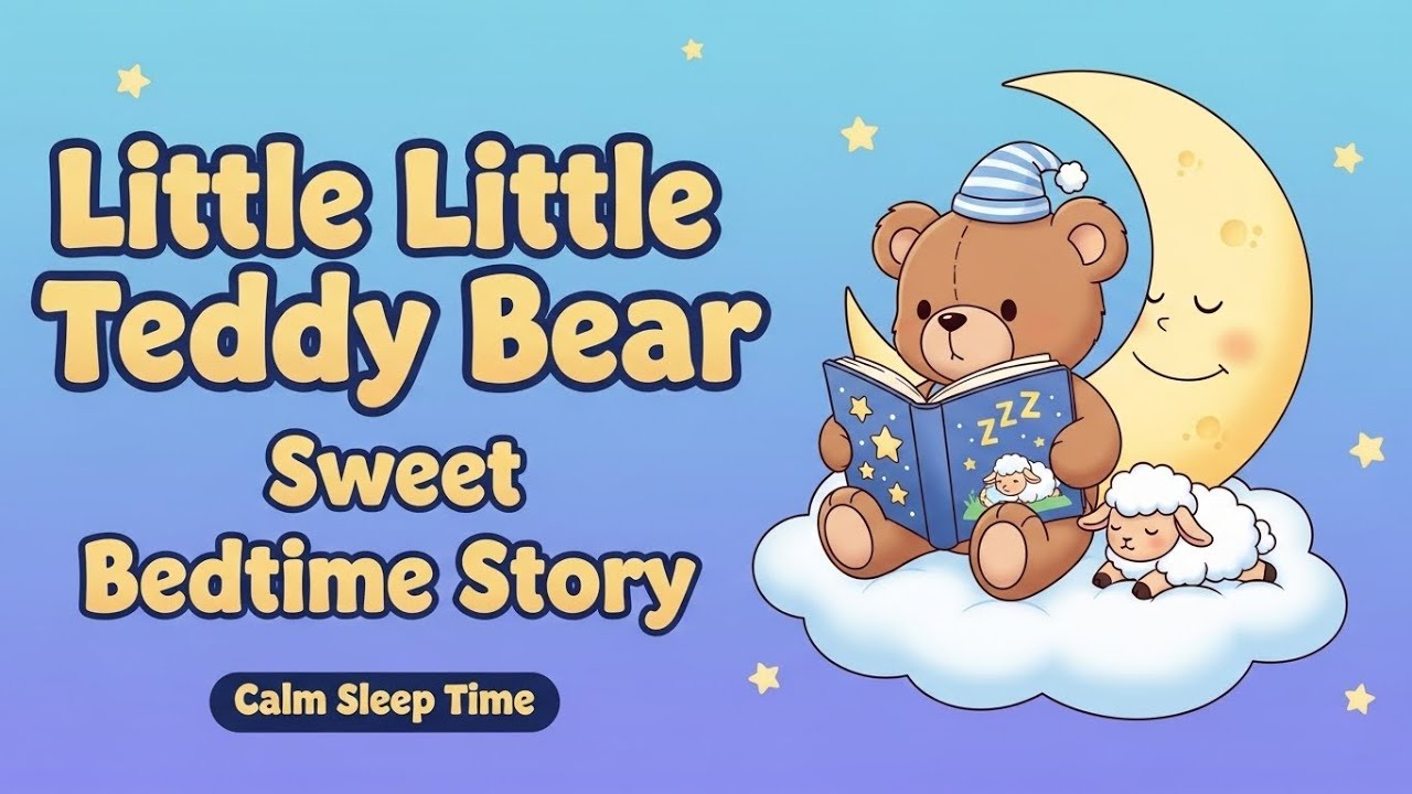 Little Little Teddy Bear 🧸🌙 | Sweet Bedtime Story for Babies & Kids ...