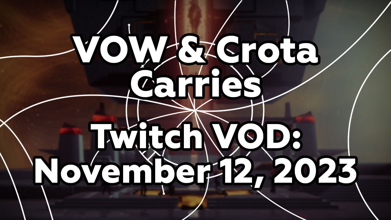 Twitch VOD: RUHLK VS CROTA - Nov 12, 2023 - YouTube