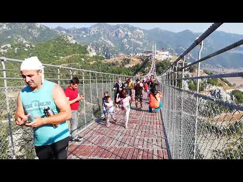 2018 yılında yapılan Andırın Minareli Asma Köprü...