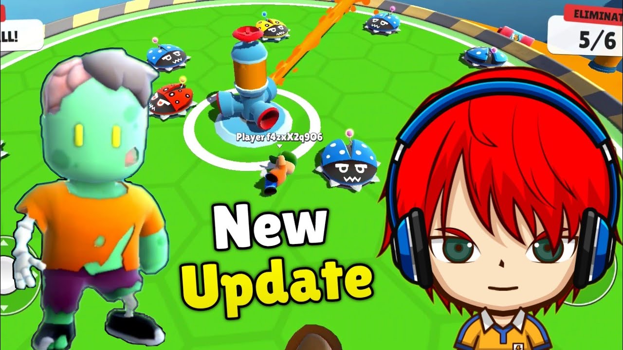 Stumble Guys New Map Gameplay | Stumble Guys Bot Bash New Update - YouTube