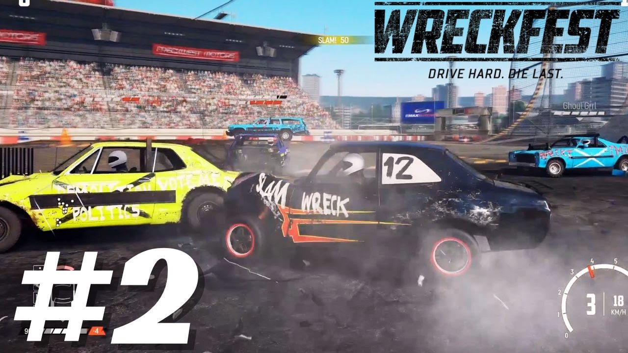 Wreckfest - Last Man Standing Mad Man Stadium Demolition Arena ...