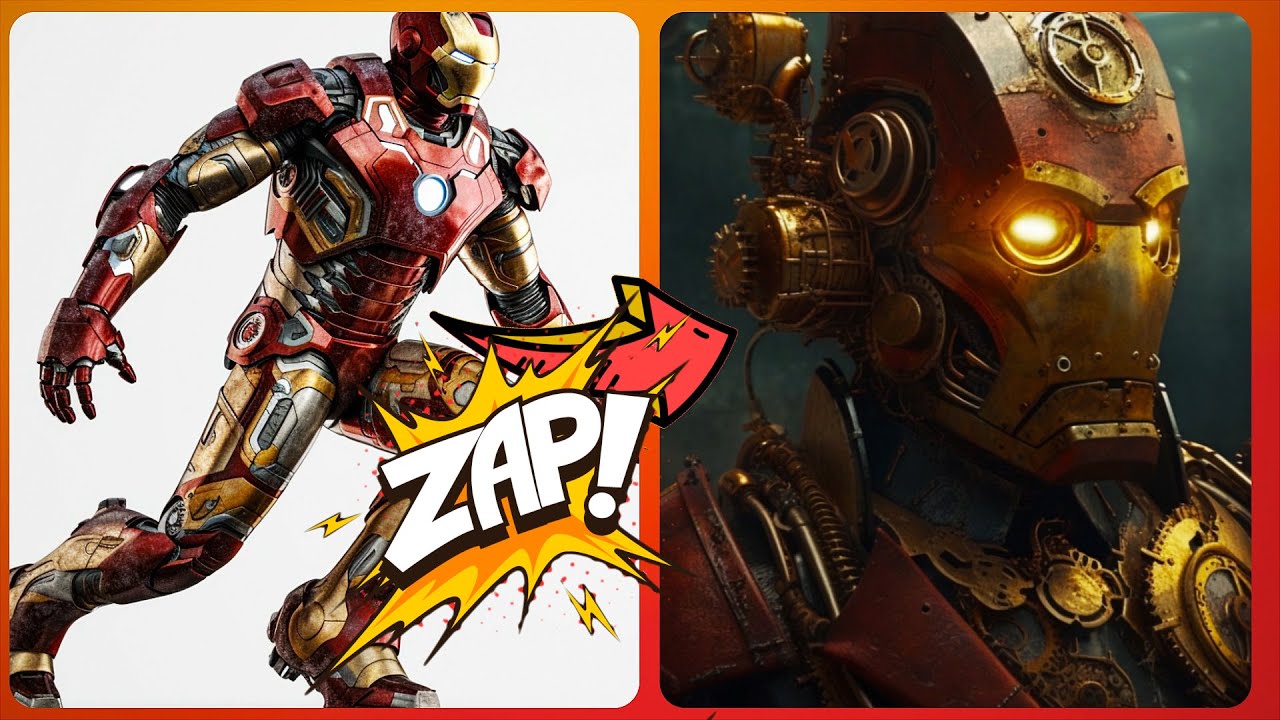 STEAMPUNK Superhero 🔥 Exploring Superheroes in a Victorian Inspired ...