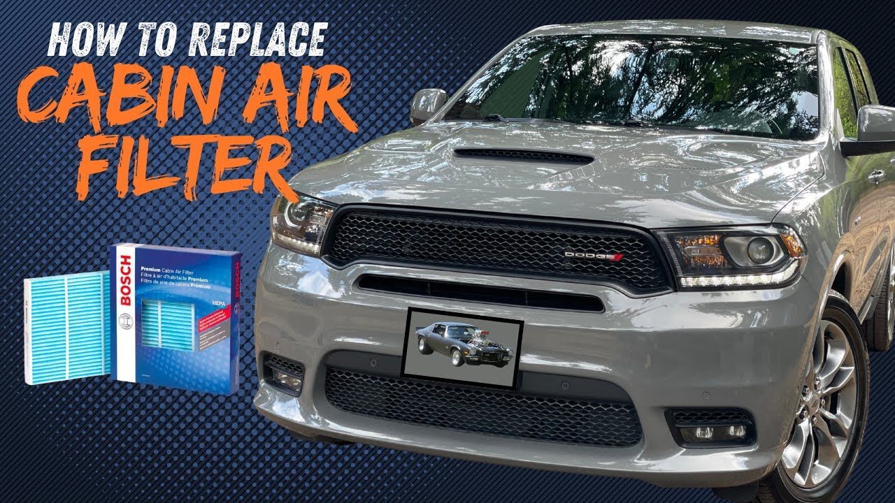 How to replace cabin air filter inside Dodge Durango, Ram and Jeep ...