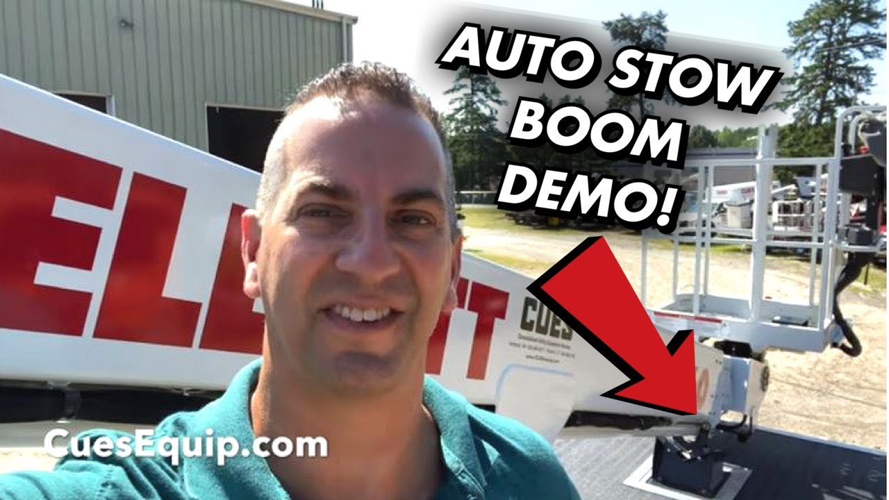 Elliott Equipment V60 Auto Stow Boom Feature - Demonstration - YouTube