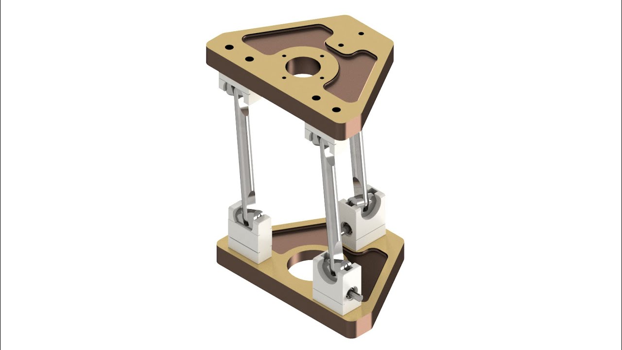 Tutorial Inventor - 397 Parallel Movement Mechanism - Inv2014 - YouTube