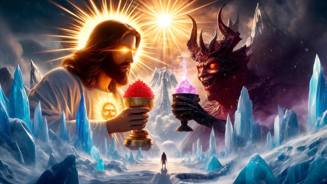 Jesus VS devil ice kacai #jesus - YouTube