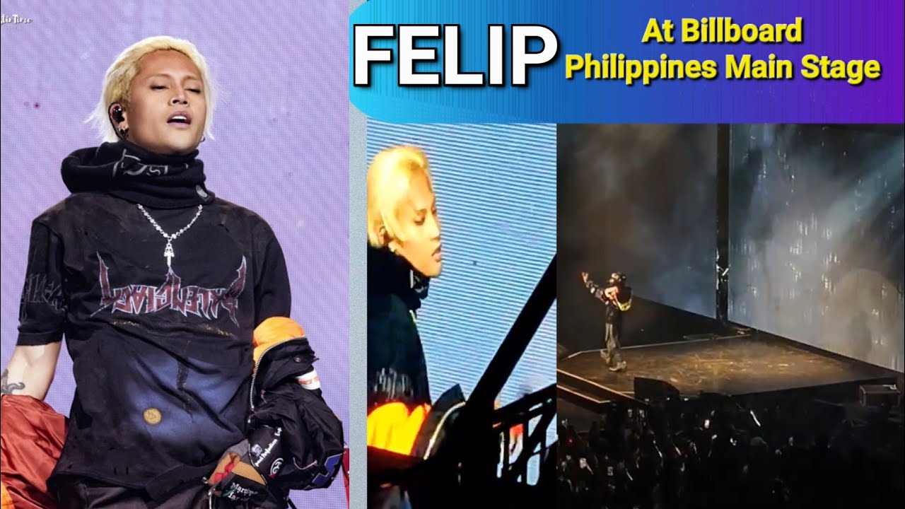 FELIP HYPES UP THE CROWD AT BILLBOARD PH MAINSTAGE CONCERT - YouTube