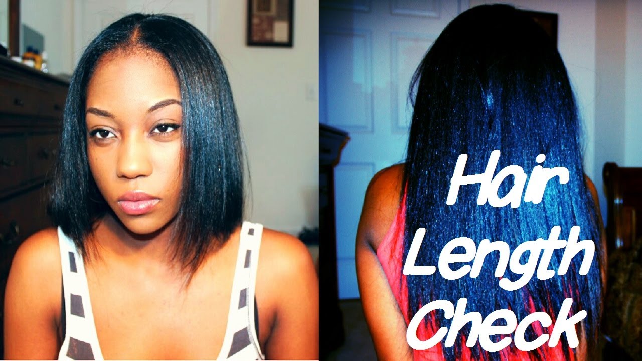 Hair Length Check!!!!!!!!!!! - YouTube