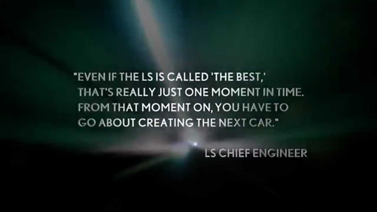 LEXUS LS 2013 Commercial - YouTube