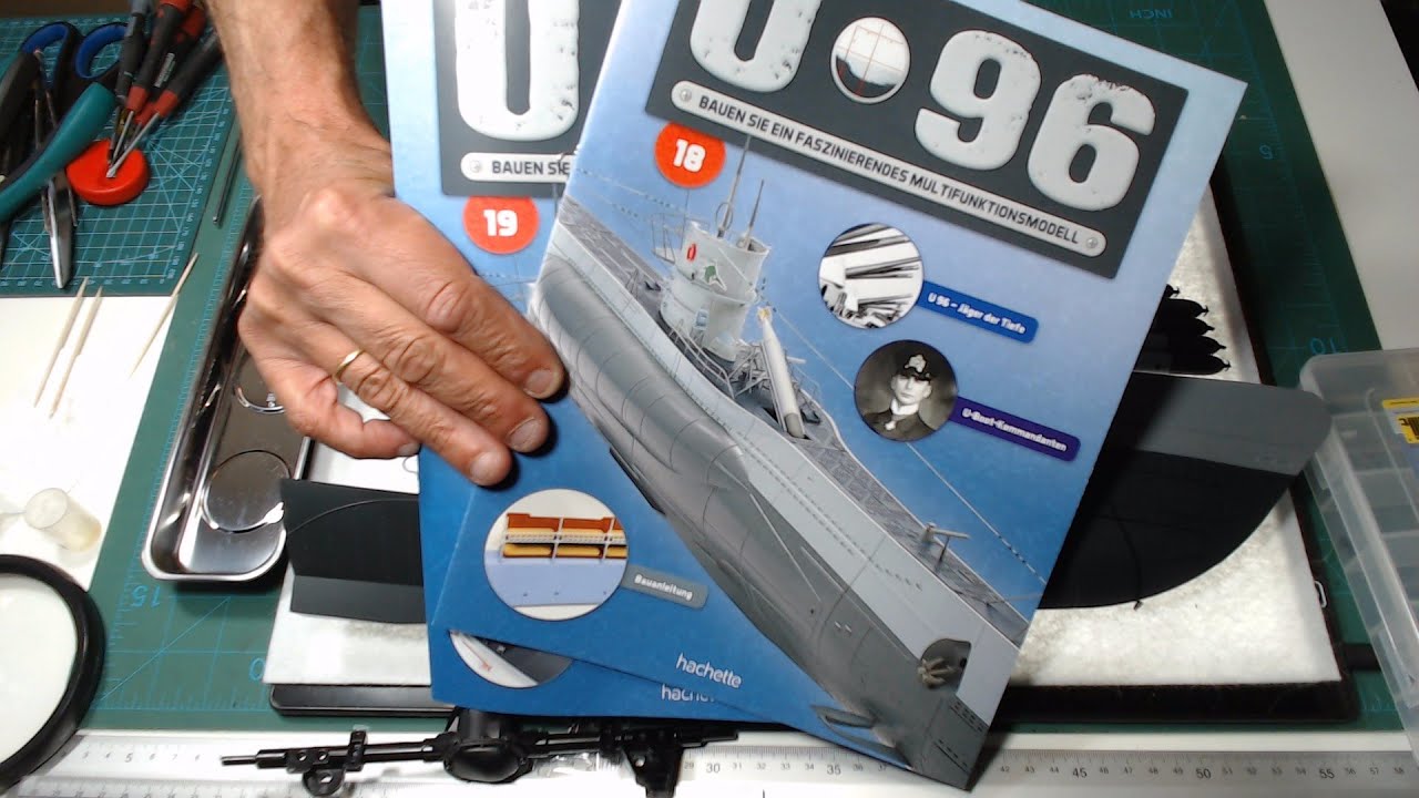 U-96 Das Boot part 18 und 19 in scale 1/48 (from Hachette Germany ...