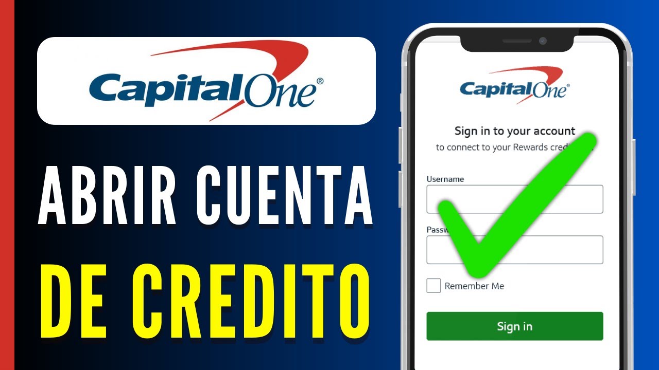 Como ABRIR una Cuenta de CREDITO en Capital One! (Paso a Paso Explicado ...