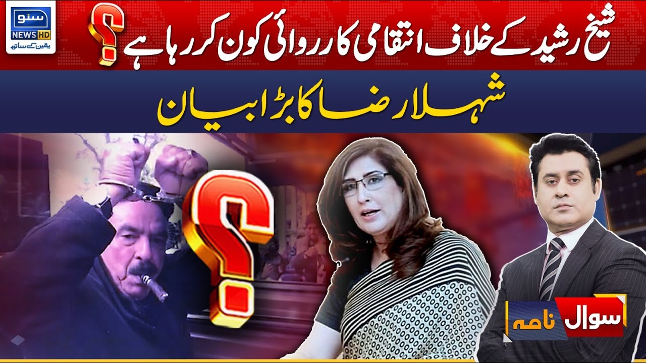 Who is Taking Revenge From Sheikh Rasheed? PPP Leader Shehla Raza Big ...