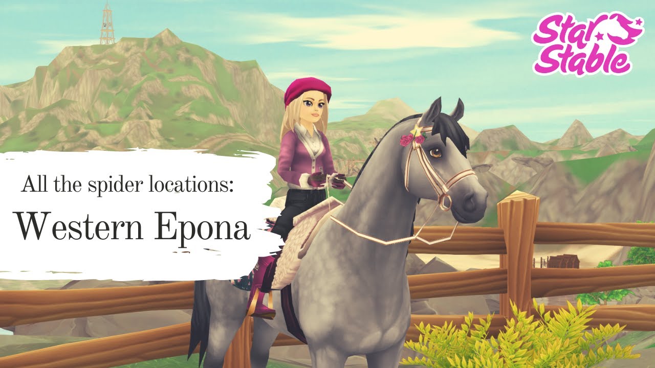 ALL THE SPIDERS FROM WESTERN EPONA 🕷 || Star Stable Online - YouTube