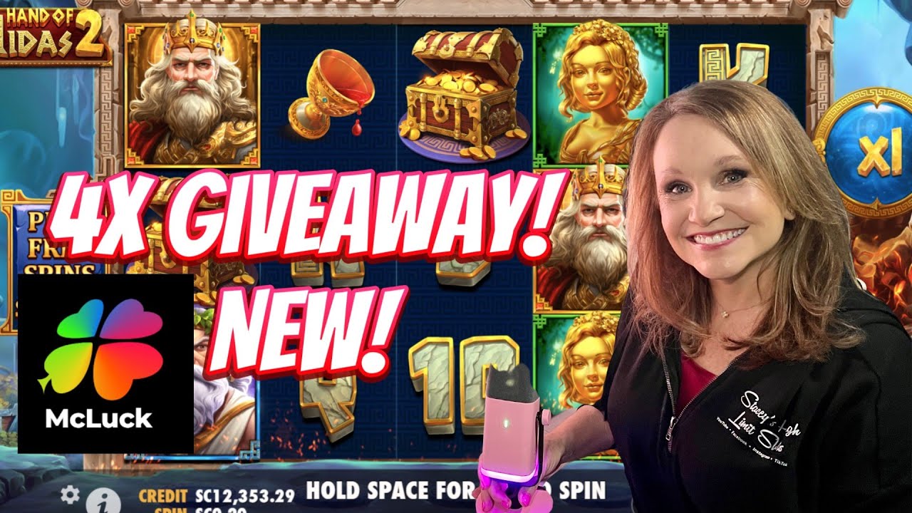 Live Slot Play and 4 NEW Giveaways! McLuck.com Social Casino - YouTube