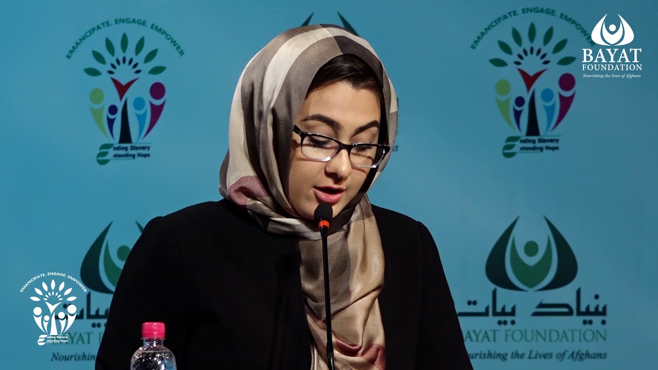 Speech of Ms. Mariam Bayat in "End Modern Slavery" Conference - YouTube