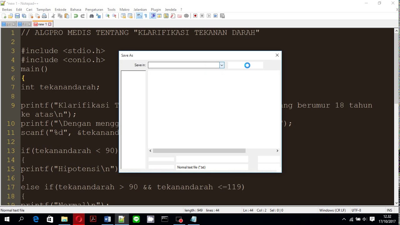 Belajar Algoritma Pemrograman untuk pemula fungsi " IF ELSE IF" bahasa ...