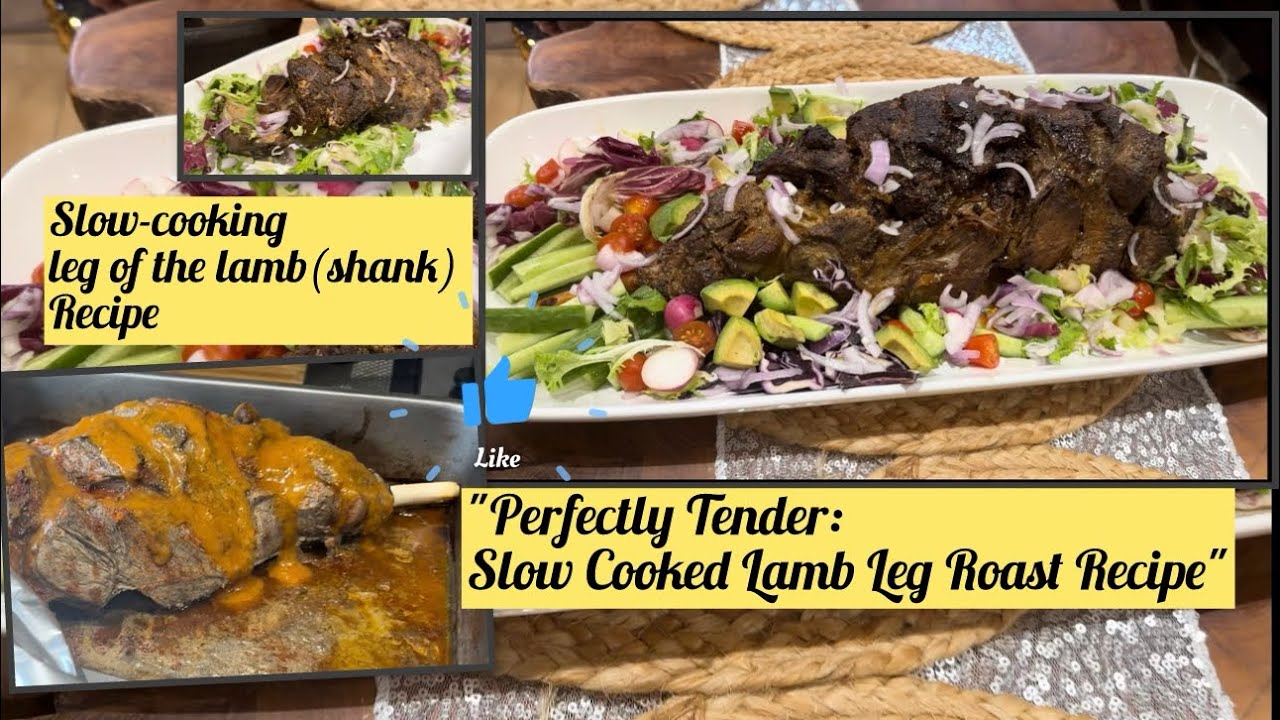 "Perfectly Tender: Slow Cooked Leg of Lamb Roast Recipe" 😋 - YouTube