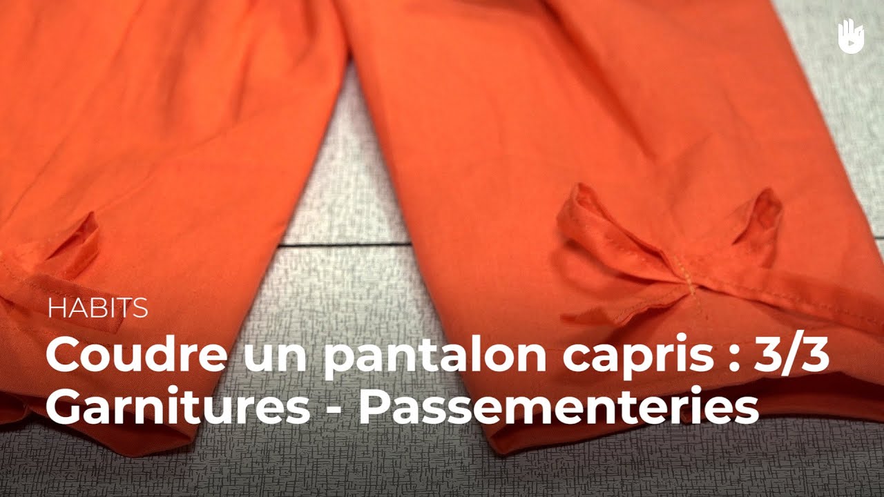 Comment coudre un pantalon capris : Partie 3 Les garnitures | Couture ...
