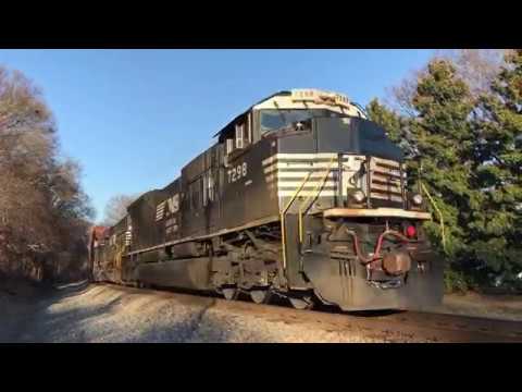 NS 7298 Leads NS 221 Thru Norcross, GA 1/16/19 - YouTube