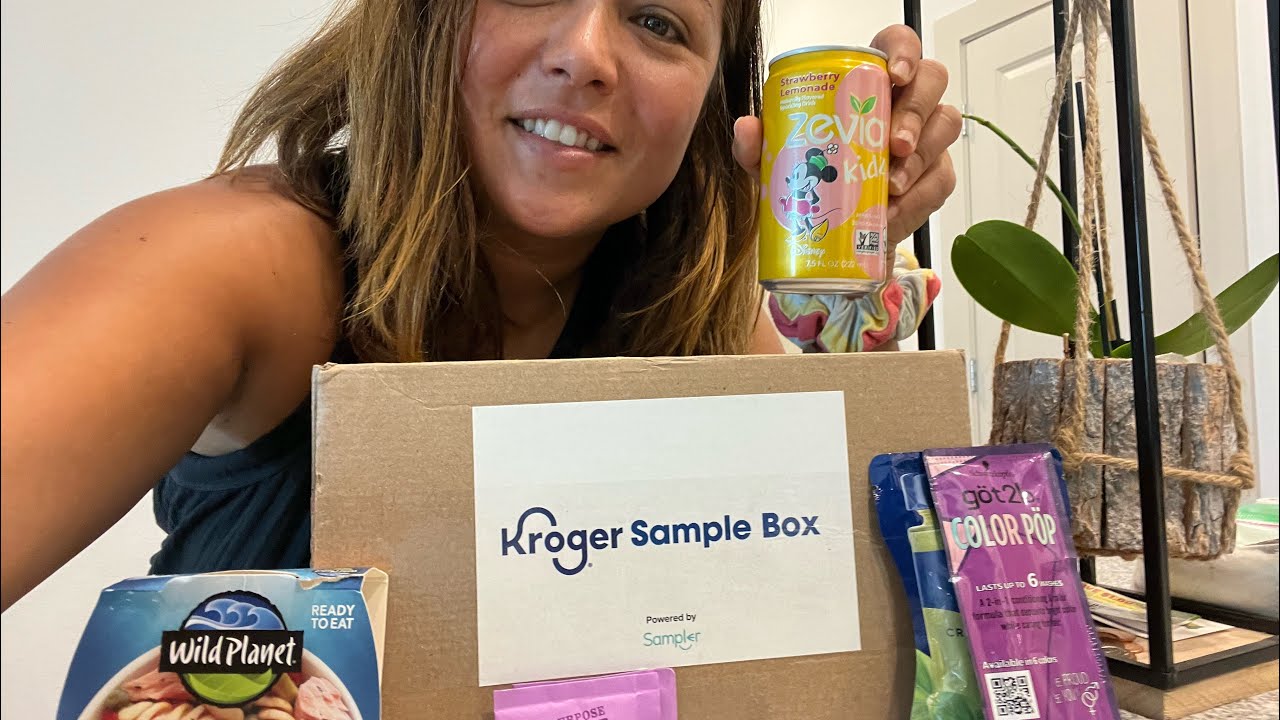 Kroger FREE samples box - YouTube