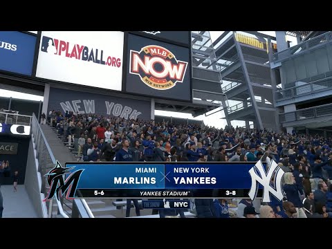 MLB The Show 24 (PS5) (Miami Marlins Season) Game #12: MIA @ NYY