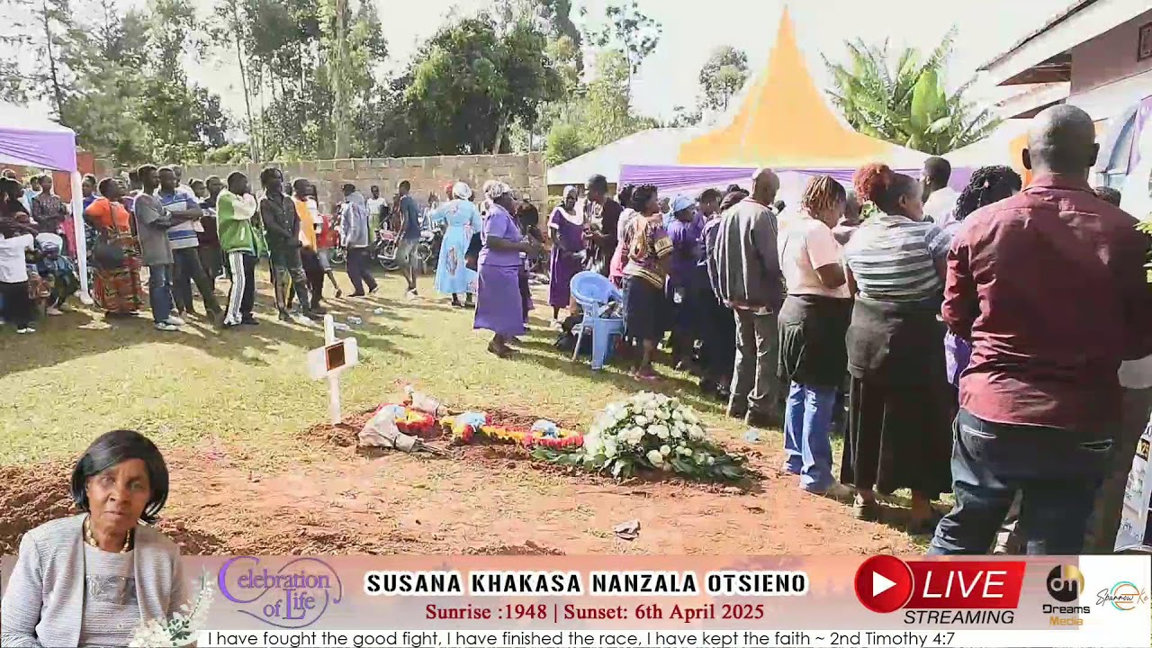 CELEBRATING THE LIFE OF SUSANA KHAKASA NANZALA OTSIENO - YouTube