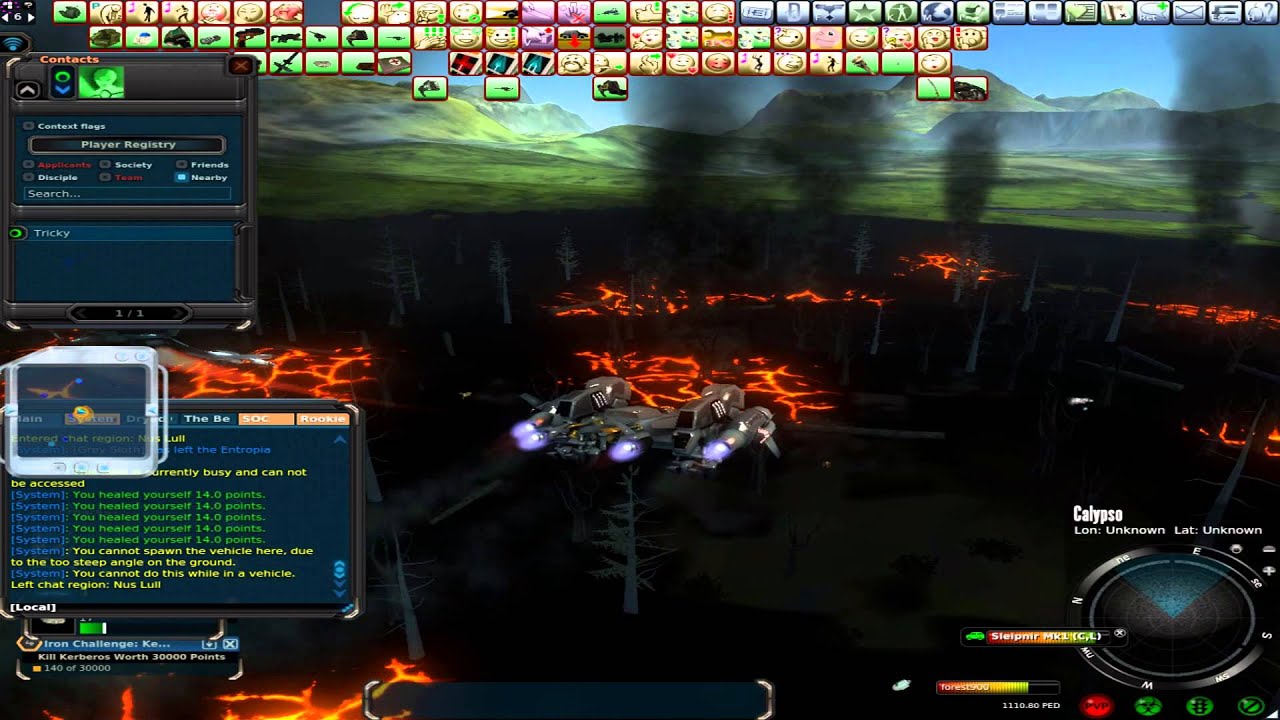 Entropia Universe Uber train at noob rig 2014 10 20 04 48 07 497 - YouTube