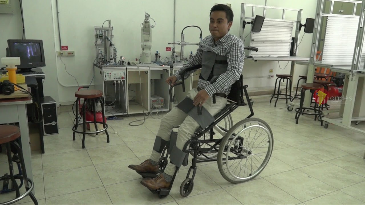 Silla bipedestadora es alternativa para personas con discapacidad - YouTube