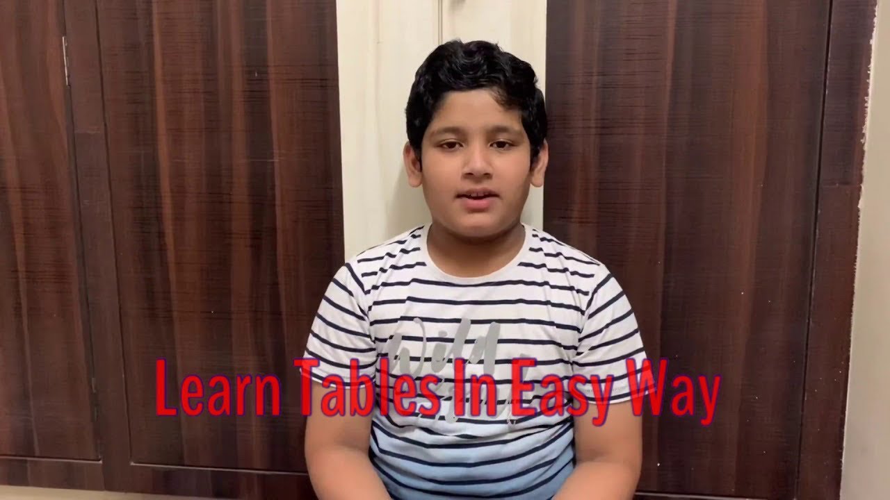 Easy Way To Learn Tables YouTube Easy Way To Learn Tables YouTube