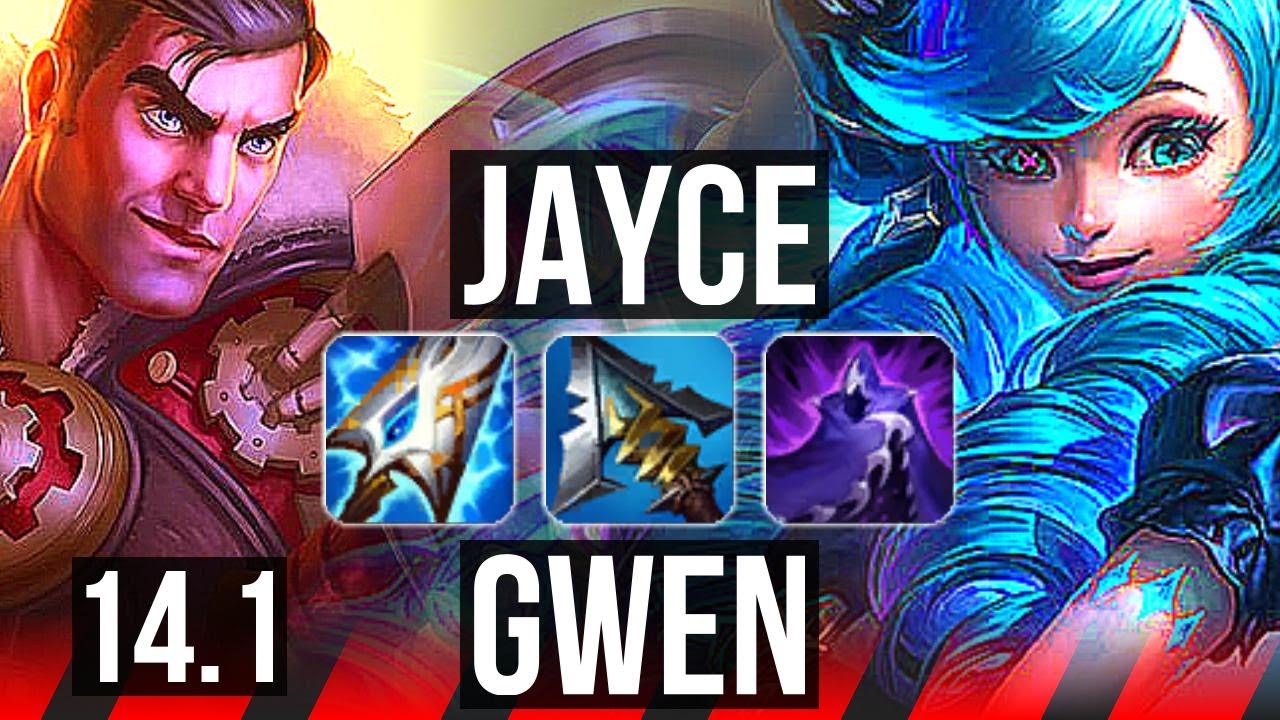 Jayce Vs Gwen Top 6 Solo Kills Dominating 15 5 10 Kr Diamond