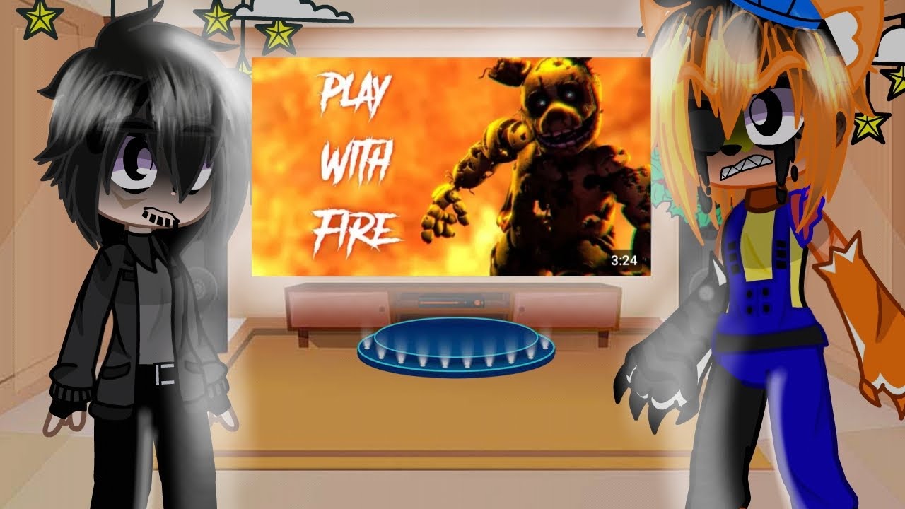 willy's Wonderland reaccionan play with fire [springtrap] - YouTube