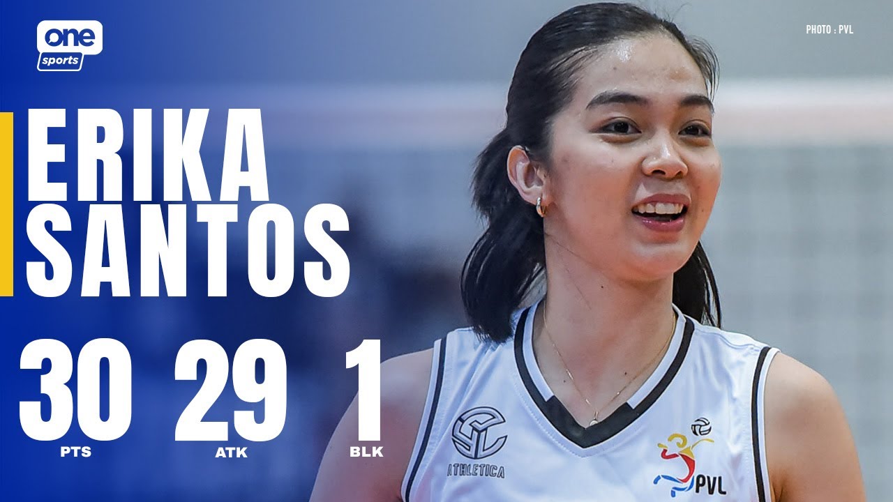 Erika Santos’ CAREER-HIGH 30-POINT EXPLOSION for Cignal 📡 | 2025 PVL ON ...