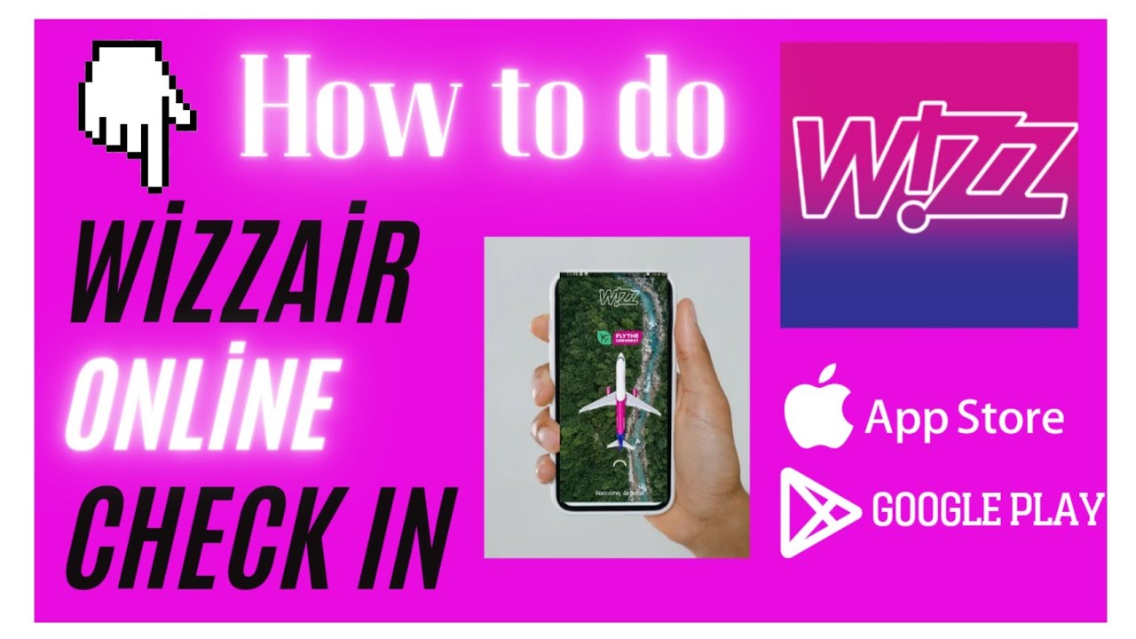 How to do check in online WIZZAIR on your Phone with WizzAPP - YouTube