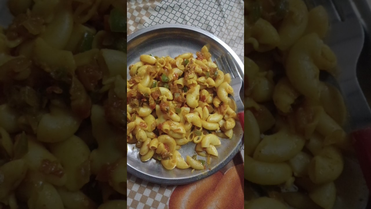 Indian style macroni with Indian spices #cooking #easyrecipe #macroni # ...