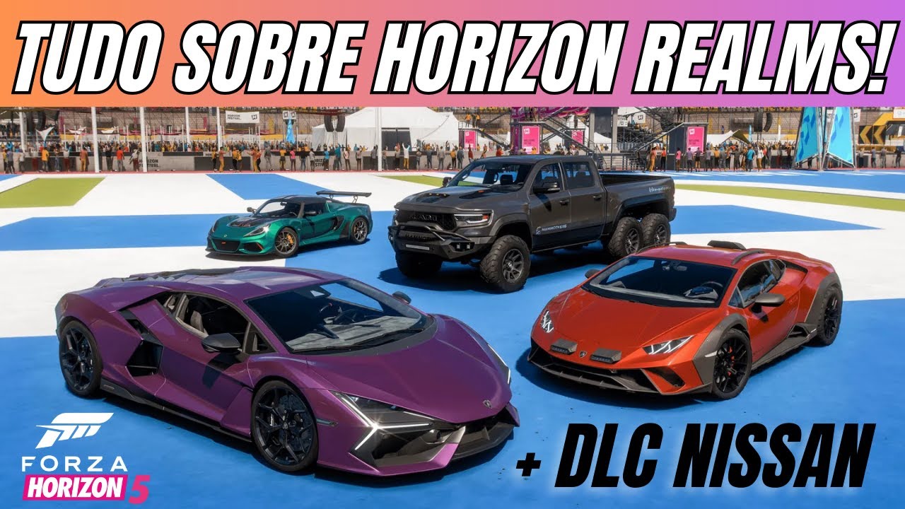 A MELHOR E ÚLTIMA ATUALIZAÇÃO! TUDO SOBRE O HORIZON REALMS DO FORZA ...
